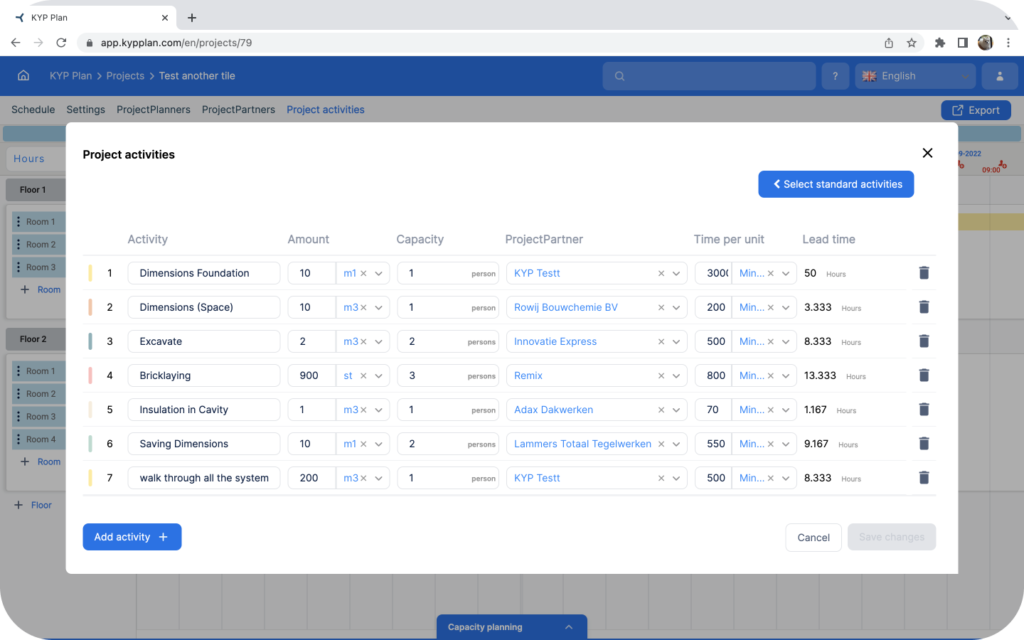 Lean scheduling can be done digitally - KYP PLAN